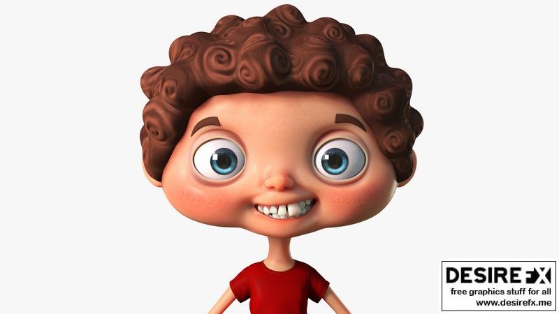 Desire FX 3d models | Billy Cartoon Boy