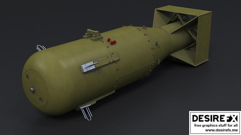 Desire FX 3d models | Little Boy Atomic Bomb