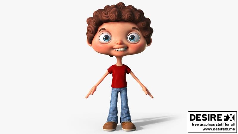 Desire FX 3d models | Billy Cartoon Boy
