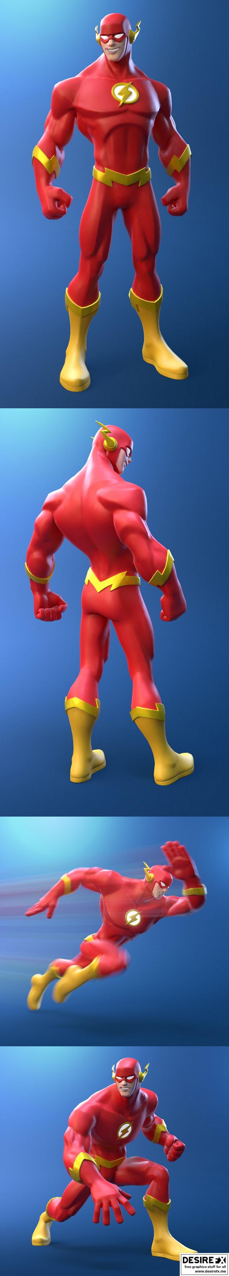 Desire FX 3d models | The Flash Multiversus Fanart
